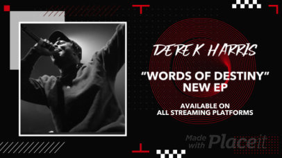 Placeit - YouTube Ad Video Template for a Music Release Announcement