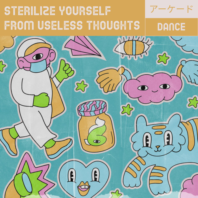 Placeit - Album Cover Maker with Bizarre Cartoon Characters for a Funk ...