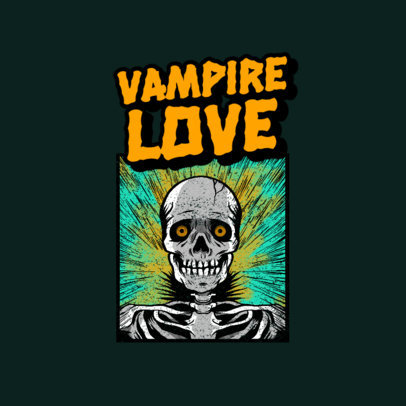 Placeit - Logo Creator Featuring a Horror Comic Book Graphic