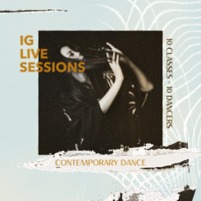 Placeit - Instagram Video Maker for a Music Live Session Post