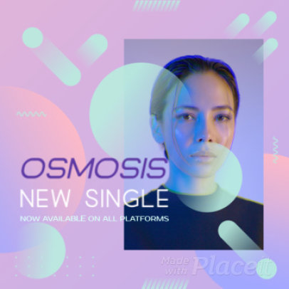 Placeit - Instagram Post Video Maker for a Pop Singer's New Single