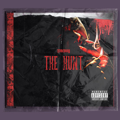 Placeit - R&B Album Cover Template with a Grunge Style