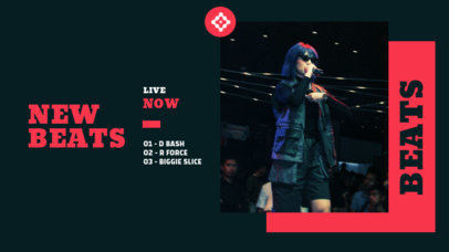 Placeit - Twitch Banner Template for an Ongoing Live Concert