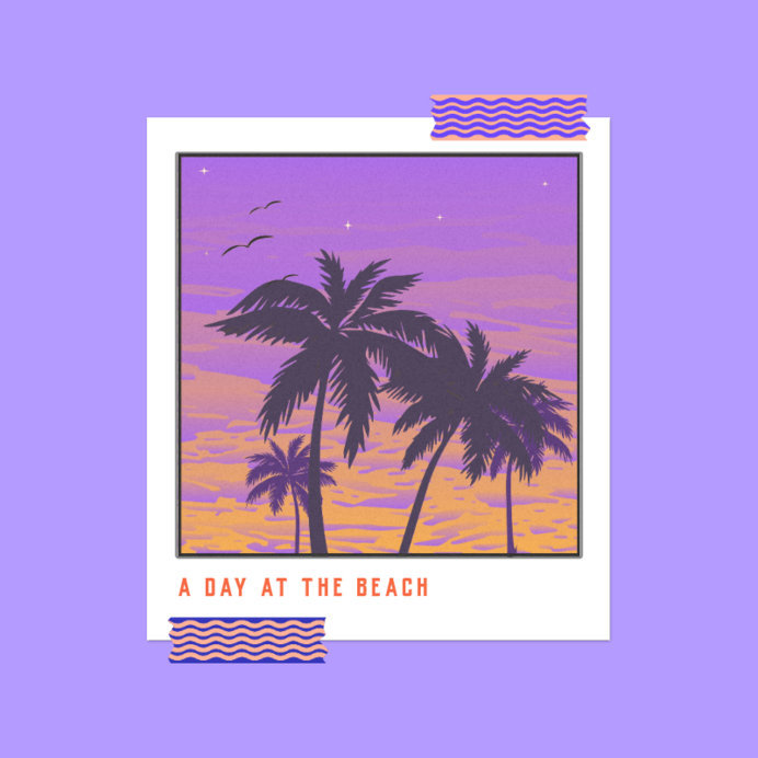 Placeit - Album Cover Template for a Tropical Style Musician with a ...