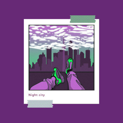 Placeit - Album Cover Creator for a Retro Type Beat Musician with a ...