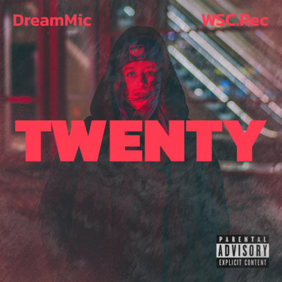 Placeit - Album Cover Maker for an MC's New Single