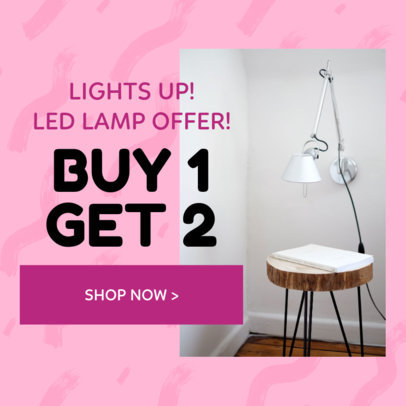 Placeit - Ad Banner Template for a Promo on Dropshipping Lamps