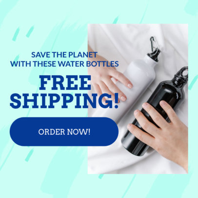 Placeit - Dropshipping Ad Banner Maker Featuring a Free Shipping Offer