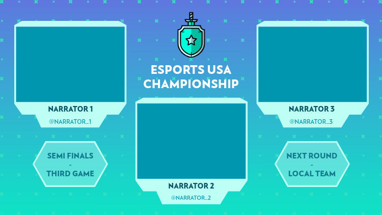 Placeit - Twitch Overlay Template Featuring a Multicam Grid