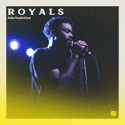 Placeit - Album Cover Template for a Rapper Featuring a Portrait with a ...