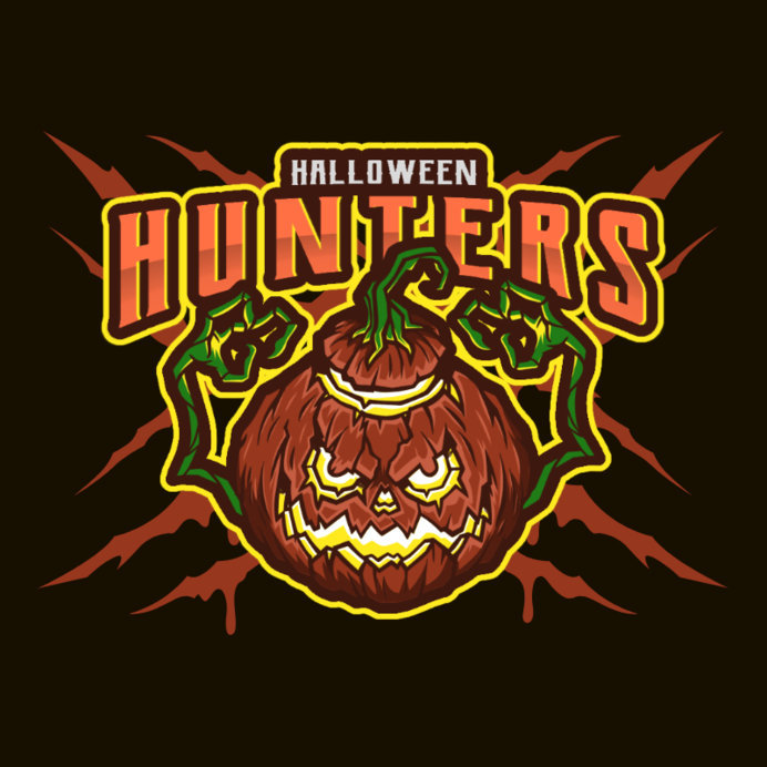 Placeit - Gaming Logo Template Featuring Scary Seasonal Character ...