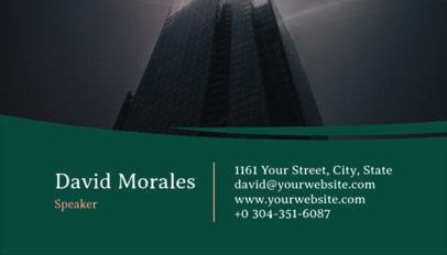 Placeit - Professional Business Card Template with Background Photos