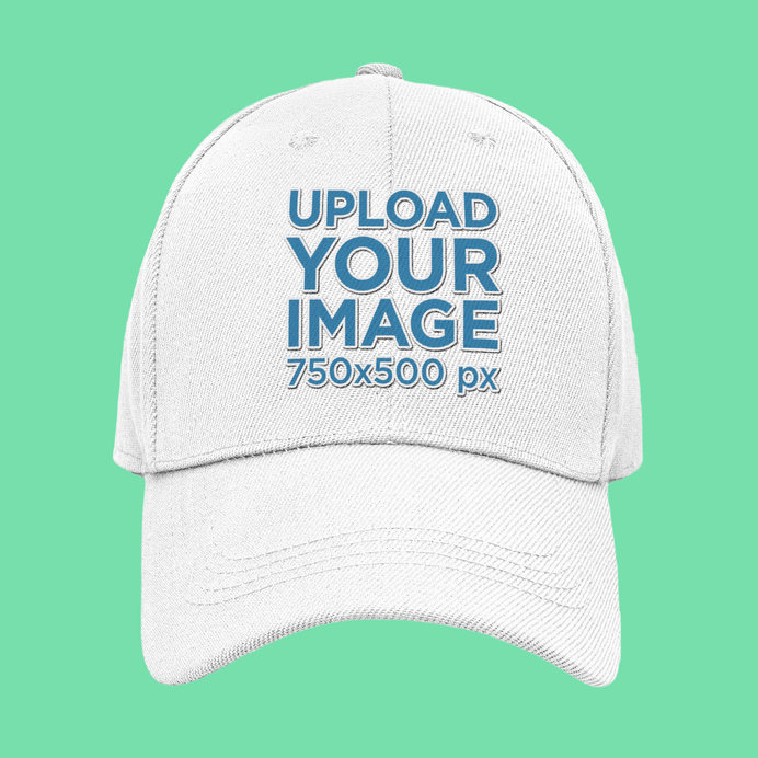 Placeit - Dad Hat Mockup Featuring a Dad Hat in a Colored Setting