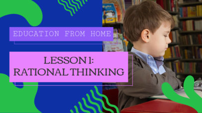 Placeit - YouTube Thumbnail Design Generator with a Kids' Education Theme