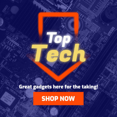 Placeit - Ad Banner Generator for a Tech Products Promotion