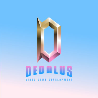 Placeit - Monogram Logo Template for a Video Game Developer