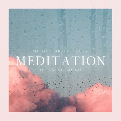 Placeit - Cover Template for a Meditation Music Album