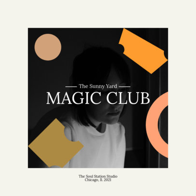 Placeit - Album Cover Maker Featuring a Minimal Layout for Indie Artists