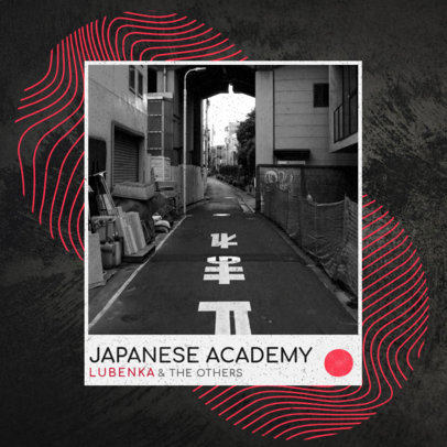 Placeit - Album Cover Design Template for a Japanese Rock Band