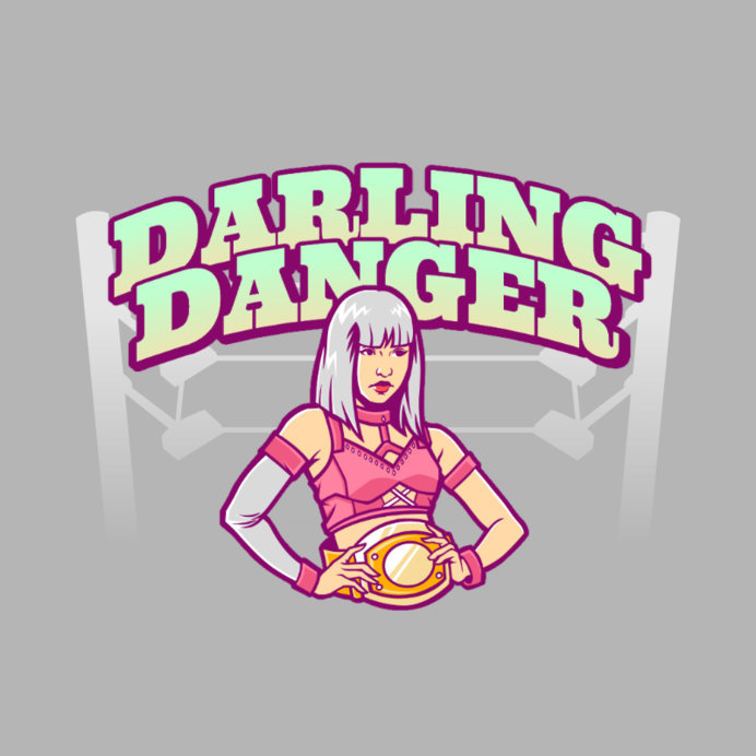 Placeit - Online Logo Maker Featuring Female Wrestlers