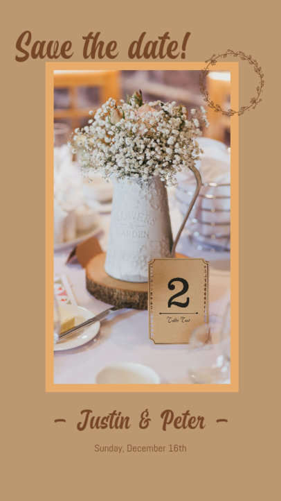 Placeit - Instagram Story Creator for a Modern-Day Wedding Invitation