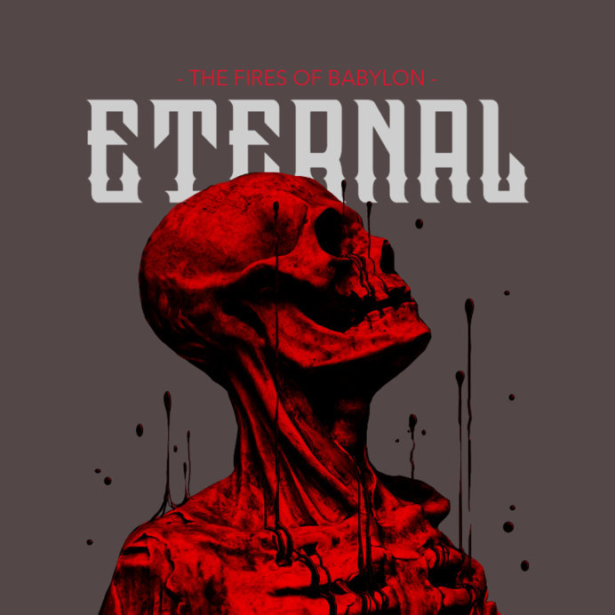 Placeit - Rock Album Cover Creator Featuring a Skull-Exposed Character