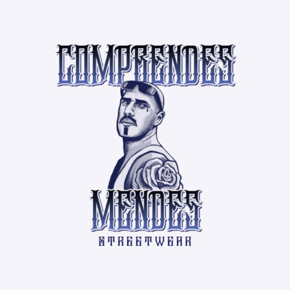 Placeit - Logo Creator for a Streetwear Brand Featuring an Illustration ...