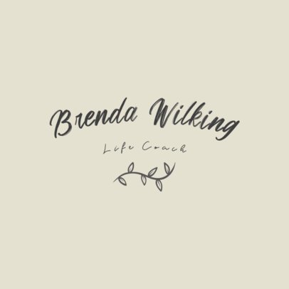 Placeit - Online Logo Maker for a Life Coach Service