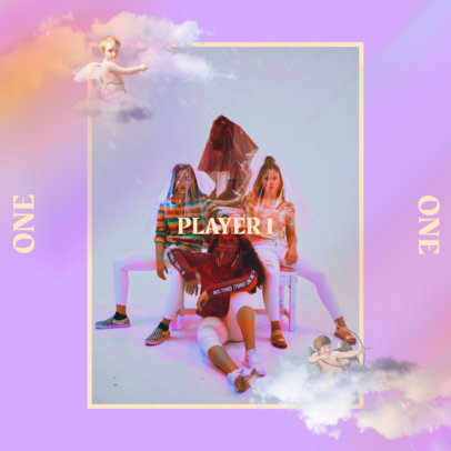 Placeit - Album Cover Maker for an All-Female Band