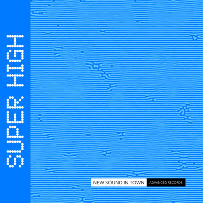 Placeit - Futuristic Music Album Cover Creator Featuring a Mapping Grid