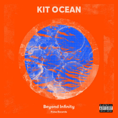 Placeit - Album Cover Maker for a Rock Band Featuring a Circle with a ...