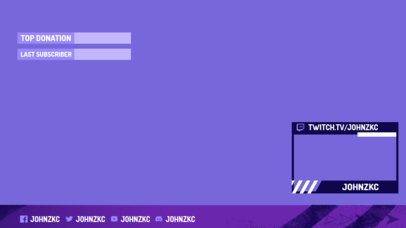Placeit - OBS Stream Overlay Generator With a Minimal Style and a ...