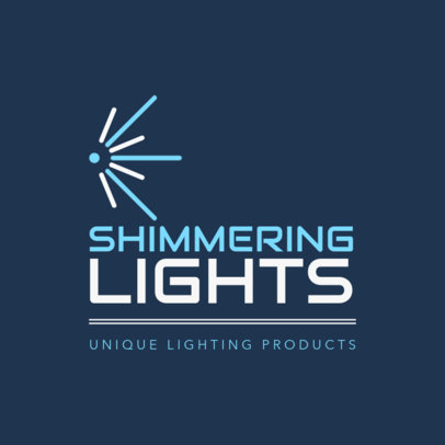 Placeit - Attractive Logo Template for a Lighting Products Seller