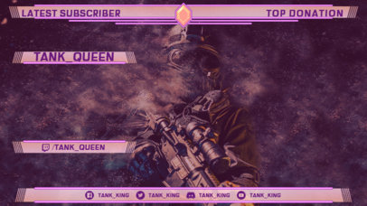Placeit - War-Themed Twitch Overlay Creator Featuring a Special Forces ...