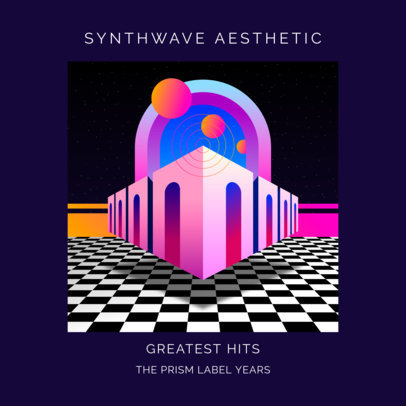 Placeit - Album Cover Template with Surreal Elements