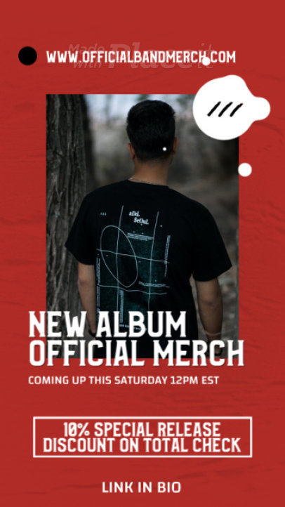 Placeit - Instagram Story Generator for a Progressive Rock New Album's ...