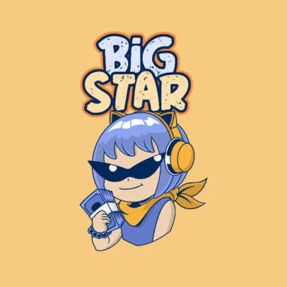 Placeit - Twitch Emote Logo Maker for a Gaming Streaming Star