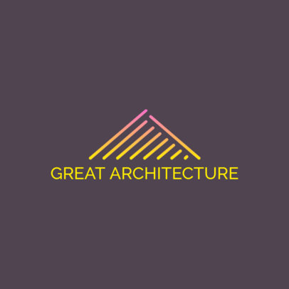 Placeit - Logo Template for an Architectural Firm with a Minimalist ...
