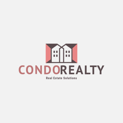 Placeit - Logo Template for a Real Estate Firm with a Modern Condo Graphic