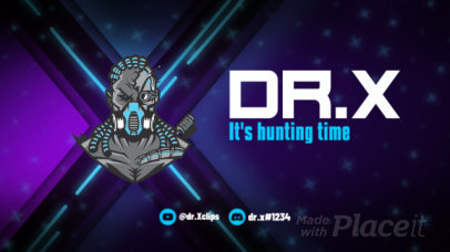 Placeit - Twitch Starting Soon Screen Video Creator with a Cyborg ...
