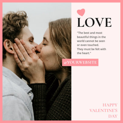 Placeit - Instagram Post Design Maker for Valentine's Day Featuring ...
