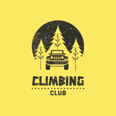 Placeit - Camping Club Logo Maker with an All-Terrain Truck Graphic