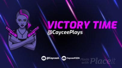 Placeit - Twitch Starting Soon Screen Video Maker with a Female ...