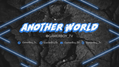 Placeit - Twitch Banner Maker for Gaming Streamers Featuring Modern ...