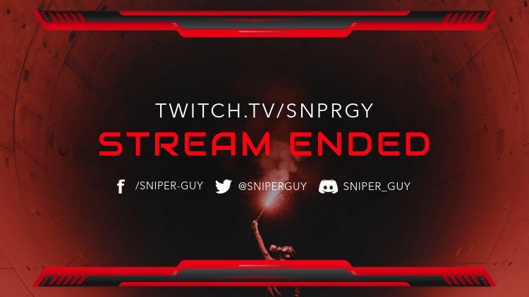 Placeit - Stream Ended Overlay Generator for Twitch Streamers