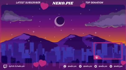 Placeit - 8-bit-Style Twitch Overlay Design Maker Featuring an ...