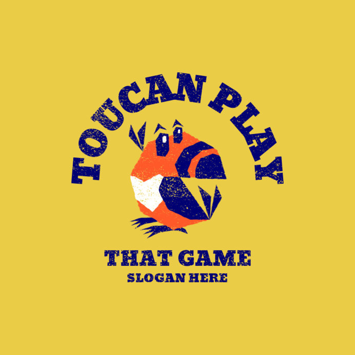 Placeit - Gaming Logo Maker Featuring a Flat Illustration of a Bird