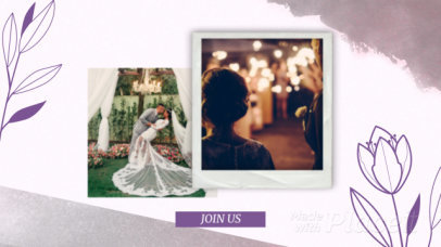 Placeit - Animated Floral Intro Maker for Wedding a Channels