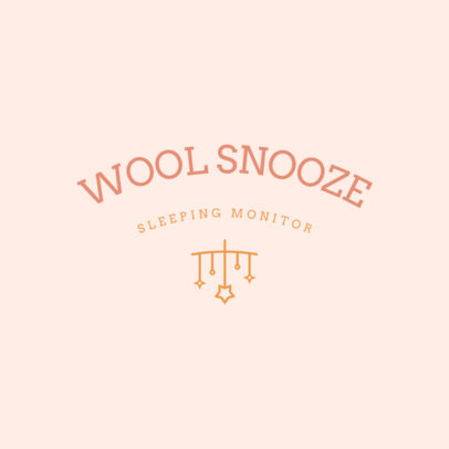 Placeit - Logo Template for a Sleep Monitor Featuring a Mobile Clipart