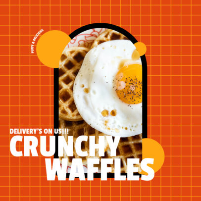 Placeit - Breakfast-Themed Instagram Post Creator with a Photo of ...